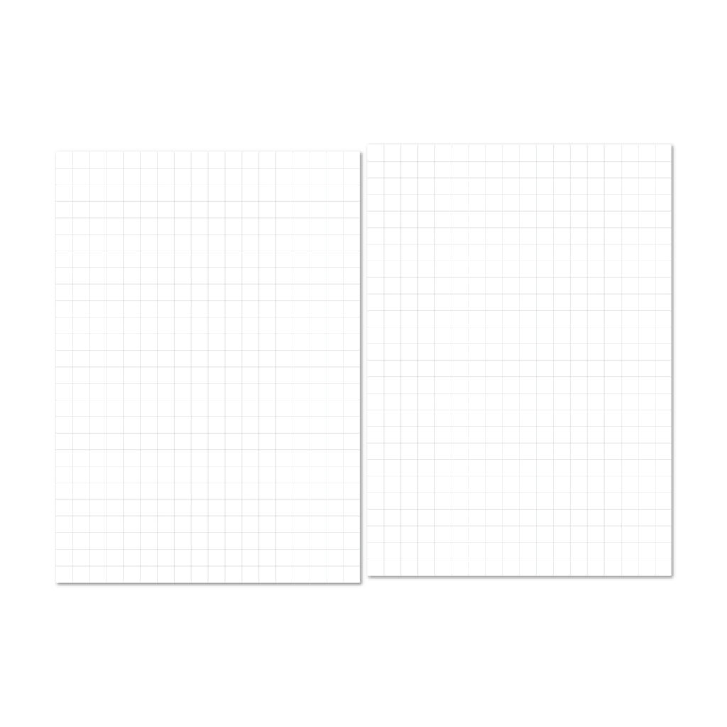 Graph Paper Planner Insert – Grid Layout Refill Pages for Planners ...