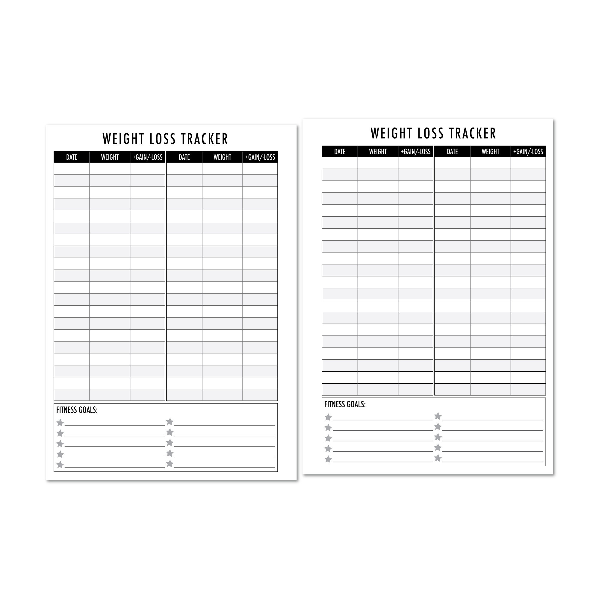 Weight Loss Tracker CityGirl Planners