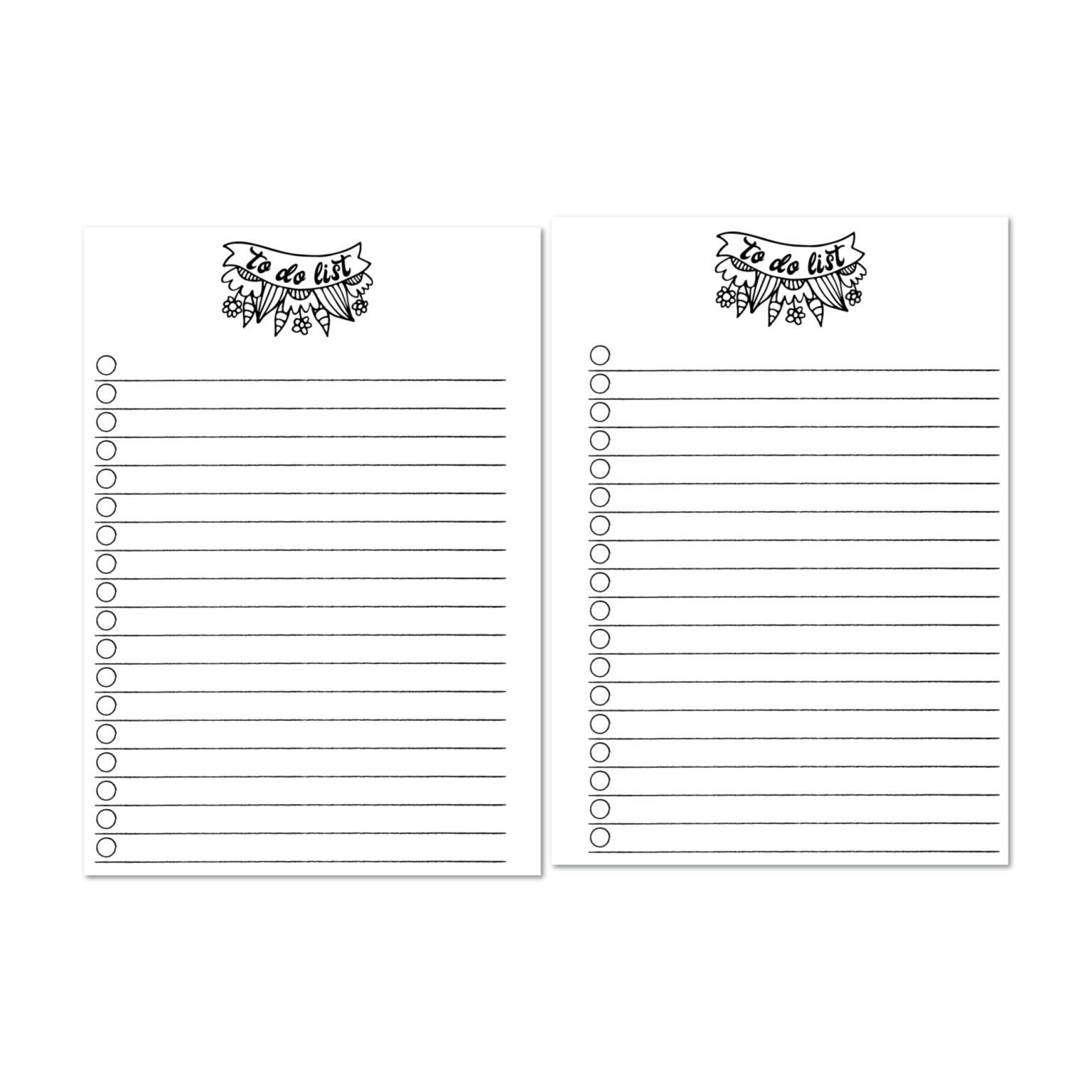 Groovy To Do Checklist Planner Insert – Circle Task Pages | CityGirl ...