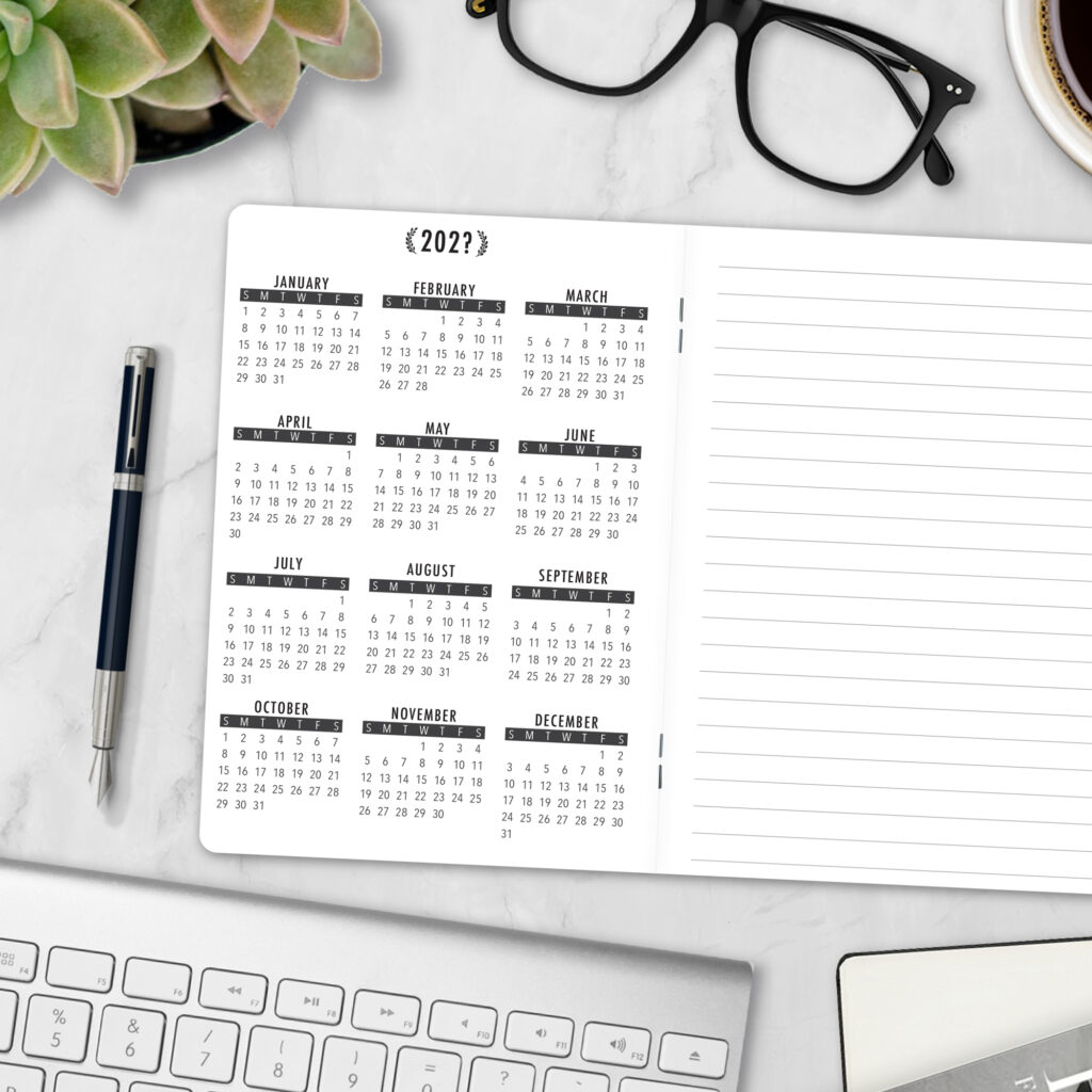 Nevermore Month on 2 Pages Notebook Refill - CityGirl Planners