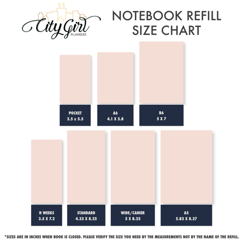Sunglow Notebook Refill - CityGirl Planners