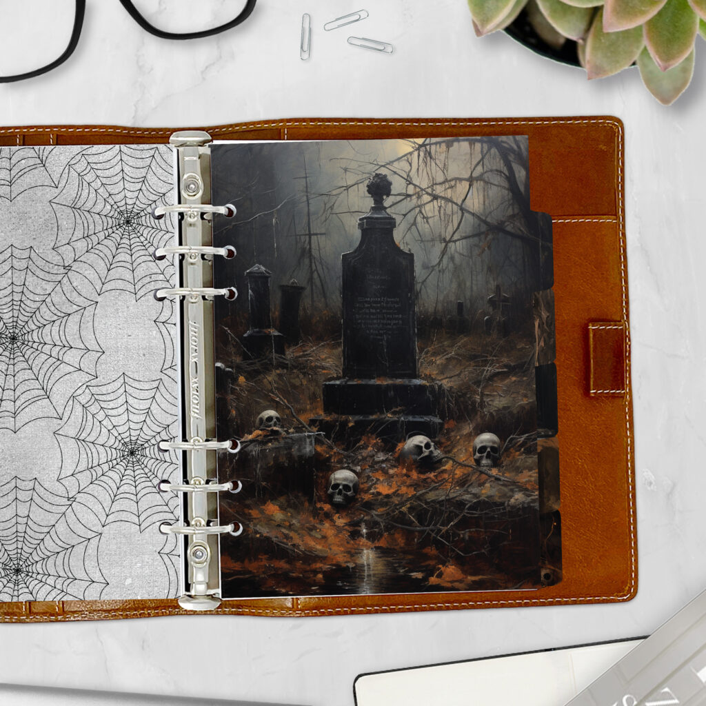 Divider & Label Set - Spooky Season - CityGirl Planners
