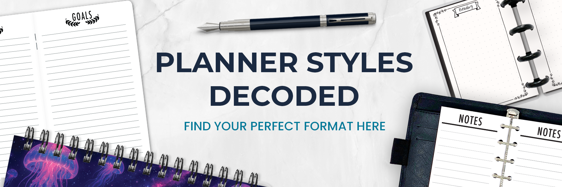 Planner Styles Explained – Compare Formats, Sizes & Binding Types ...